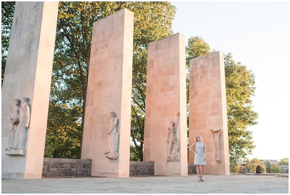 A Virginia Tech Senior Session with Emily | Virginia Tech | Blacksburg ...